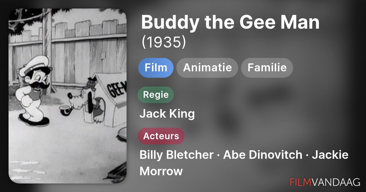 Buddy the Gee Man (film, 1935) - FilmVandaag.nl
