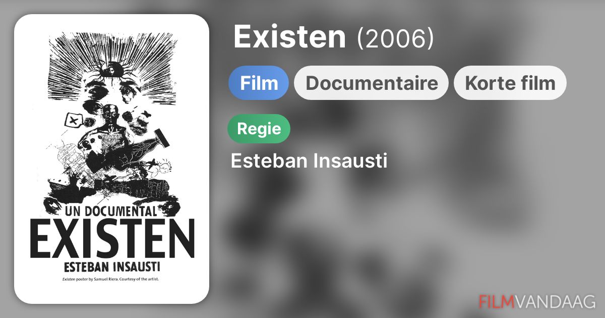 Existen (film, 2006) kopen op dvd of blu-ray - FilmVandaag.nl