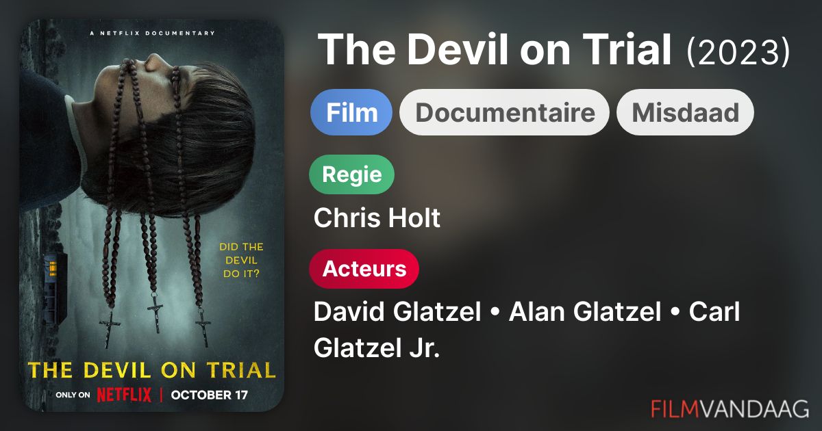 The Devil on Trial (film, 2023) kopen op dvd of blu-ray - FilmVandaag.nl
