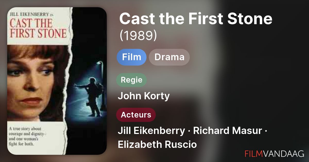 Cast the First Stone (film, 1989) - FilmVandaag.nl