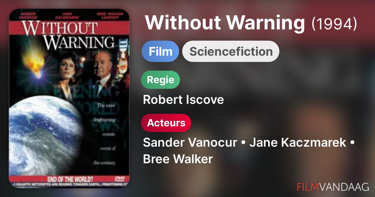 Without Warning (film, 1994) - FilmVandaag.nl