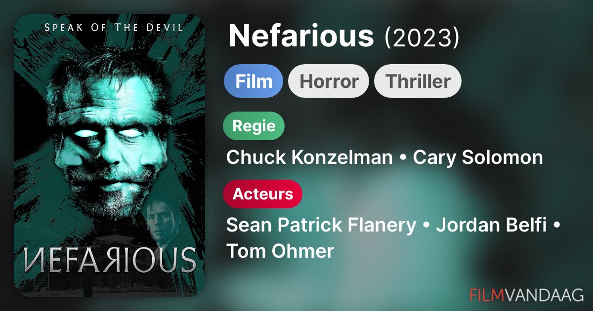 Nefarious (film, 2023) - FilmVandaag.nl