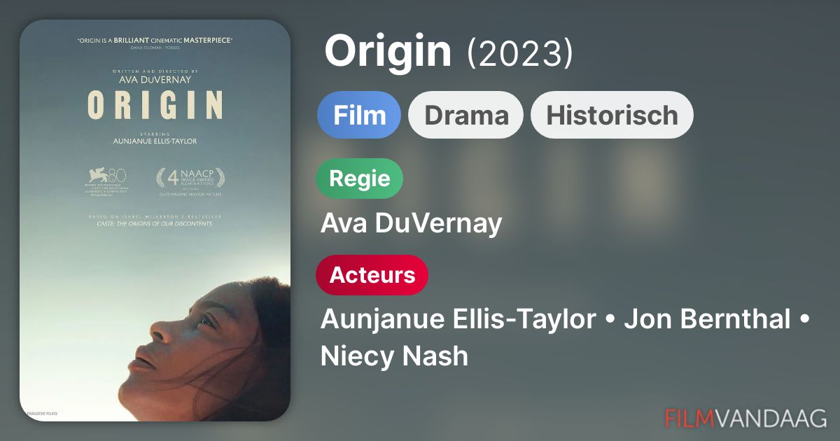 Origin (film, 2023) - FilmVandaag.nl
