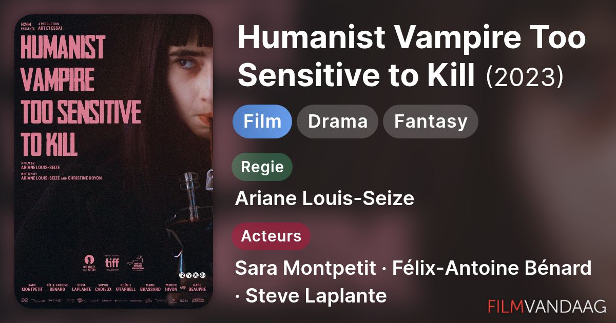 Humanist Vampire Too Sensitive to Kill (film, 2023) - FilmVandaag.nl