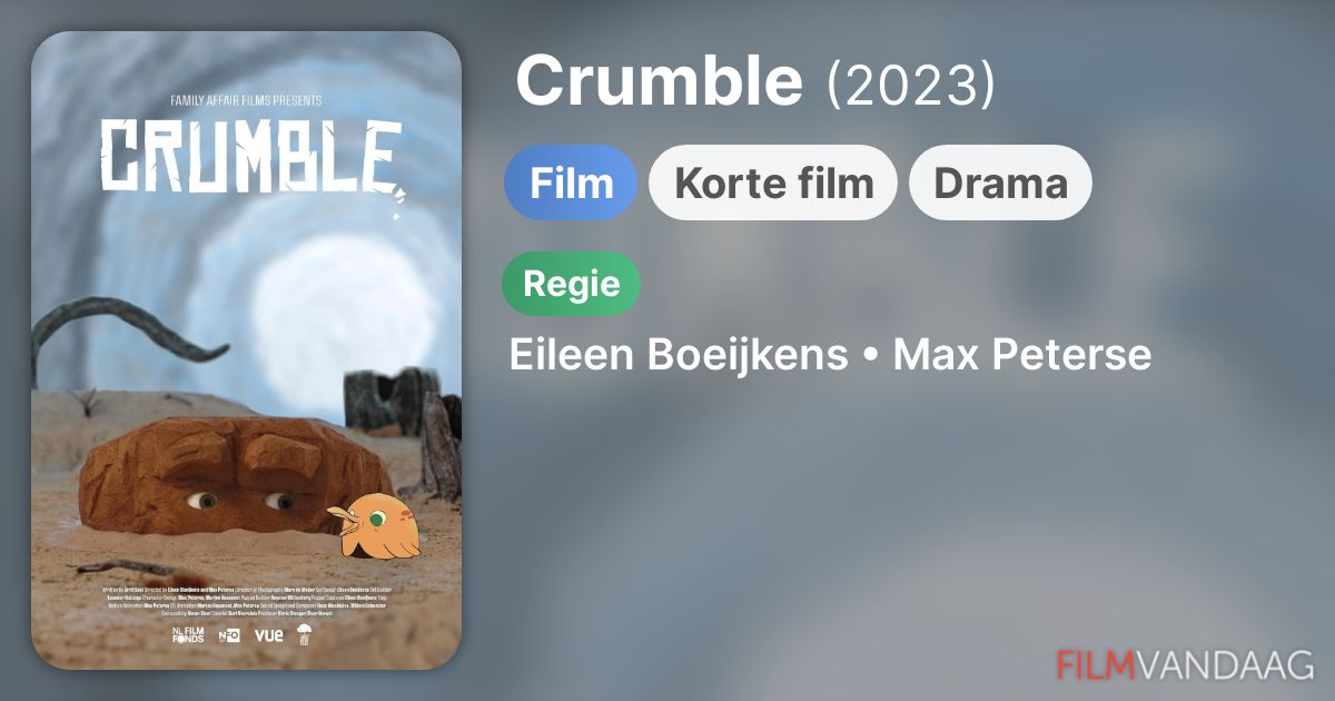 Crumble (film, 2023) - FilmVandaag.nl