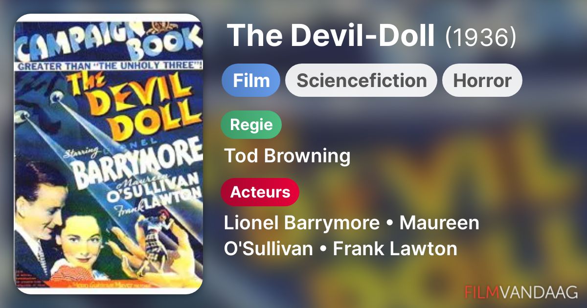 The Devil-Doll (film, 1936) - FilmVandaag.nl