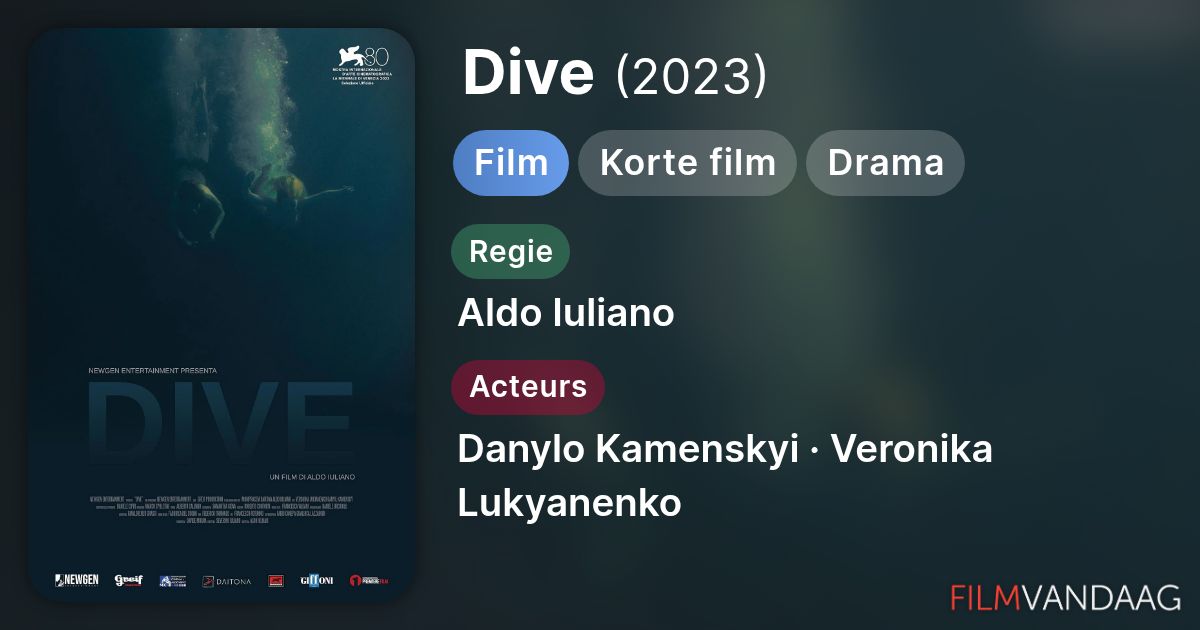 Dive (film, 2023) - FilmVandaag.nl