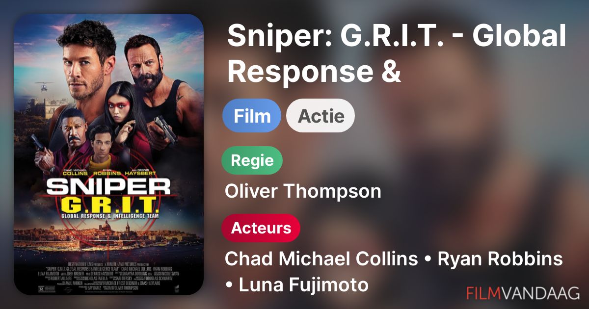 Sniper: G.R.I.T. - Global Response & Intelligence Team (film, 2023 ...