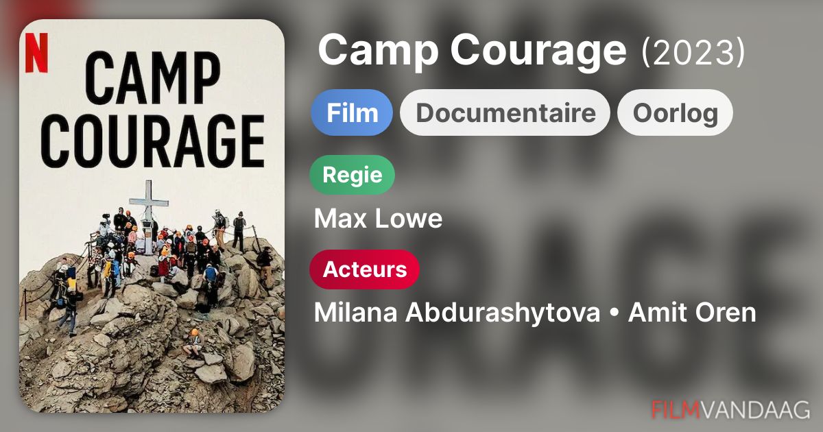 Nieuws over Camp Courage (film, 2023) - FilmVandaag.nl