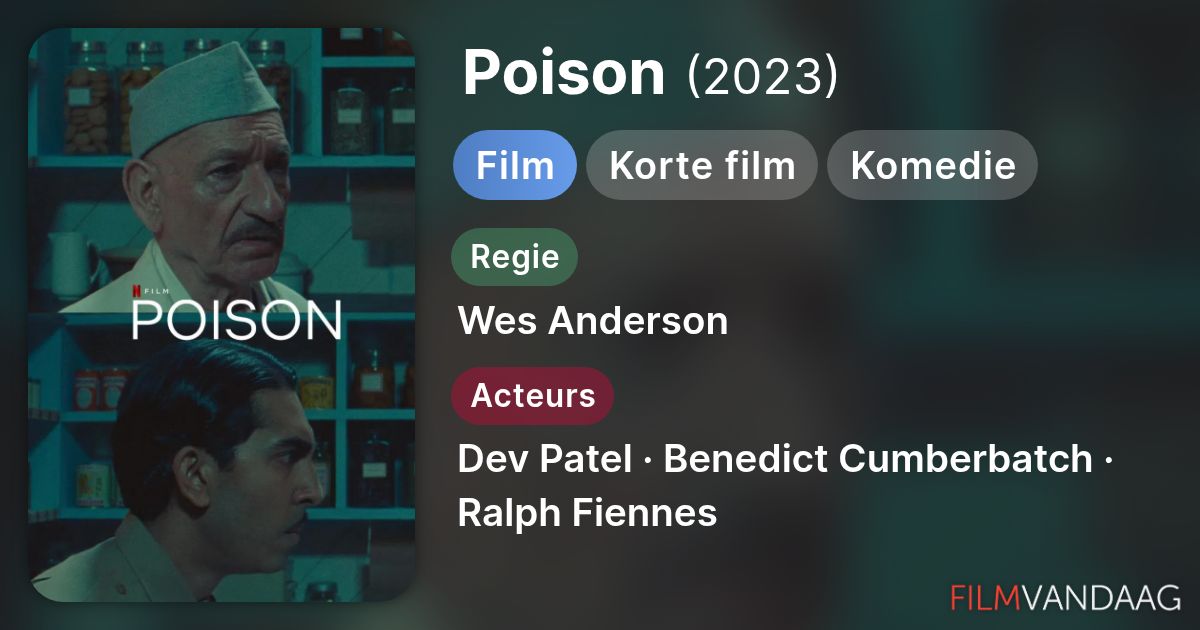 Poison (film, 2023) - FilmVandaag.nl