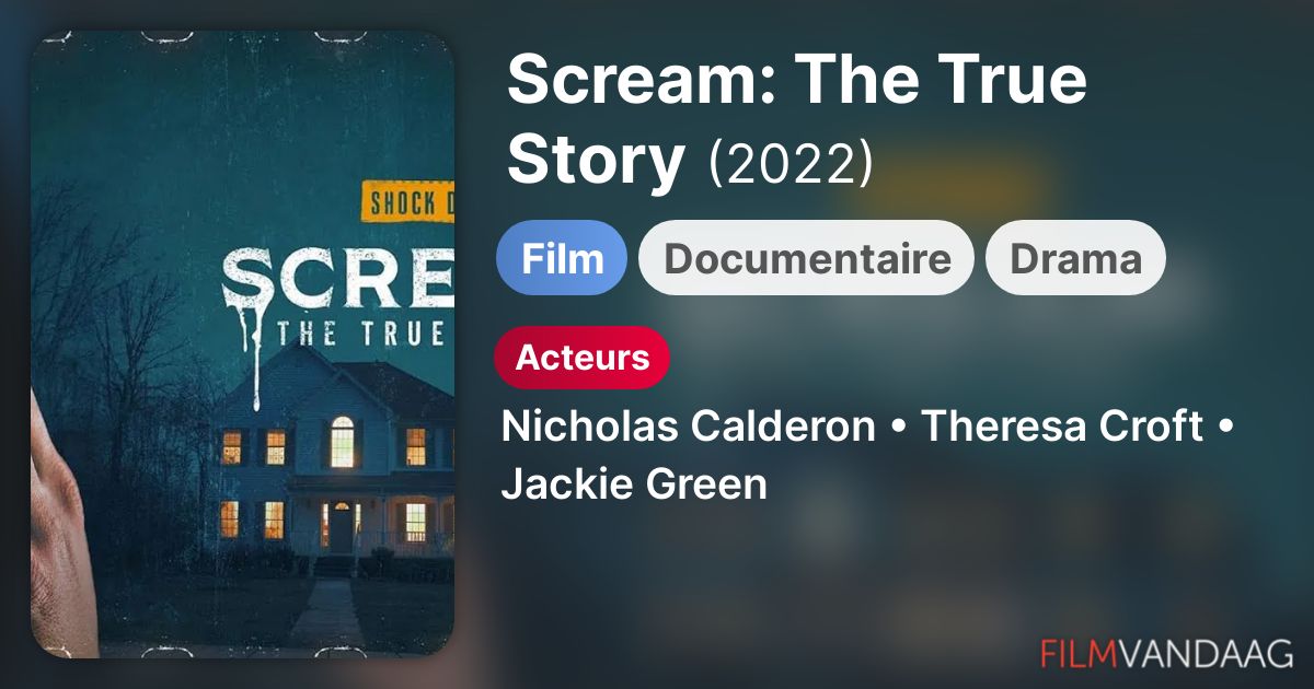 Scream: The True Story (film, 2022) - FilmVandaag.nl