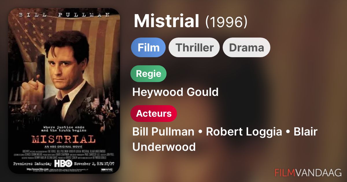 Mistrial (film, 1996) - FilmVandaag.nl