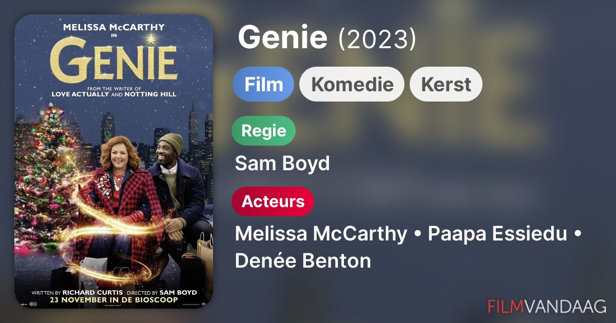 Genie (film, 2023) - FilmVandaag.nl
