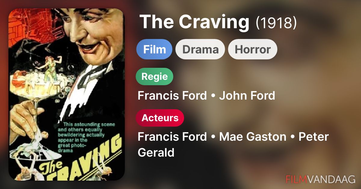 The Craving (film, 1918) kopen op dvd of blu-ray - FilmVandaag.nl