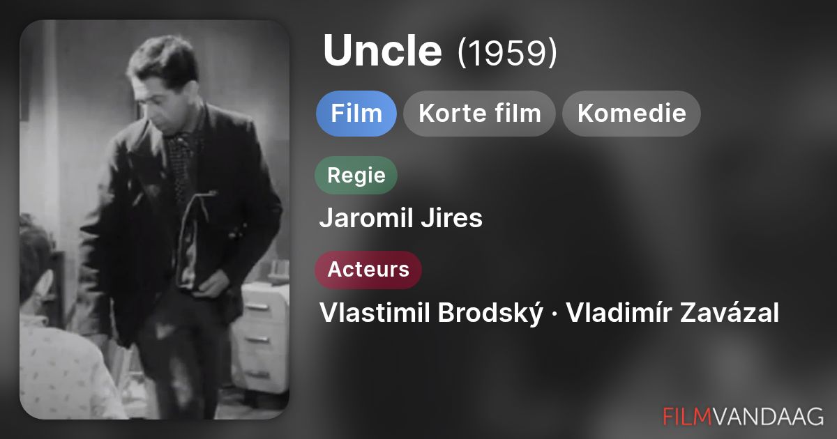 Uncle (film, 1959) - FilmVandaag.nl