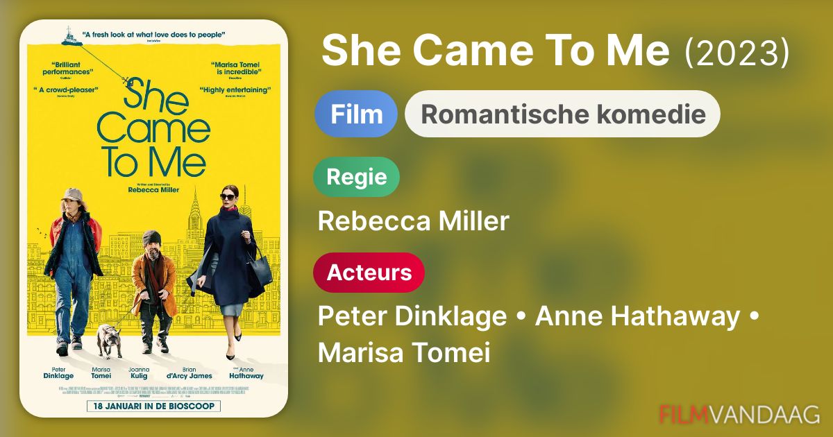 She Came To Me (film, 2023) - FilmVandaag.nl