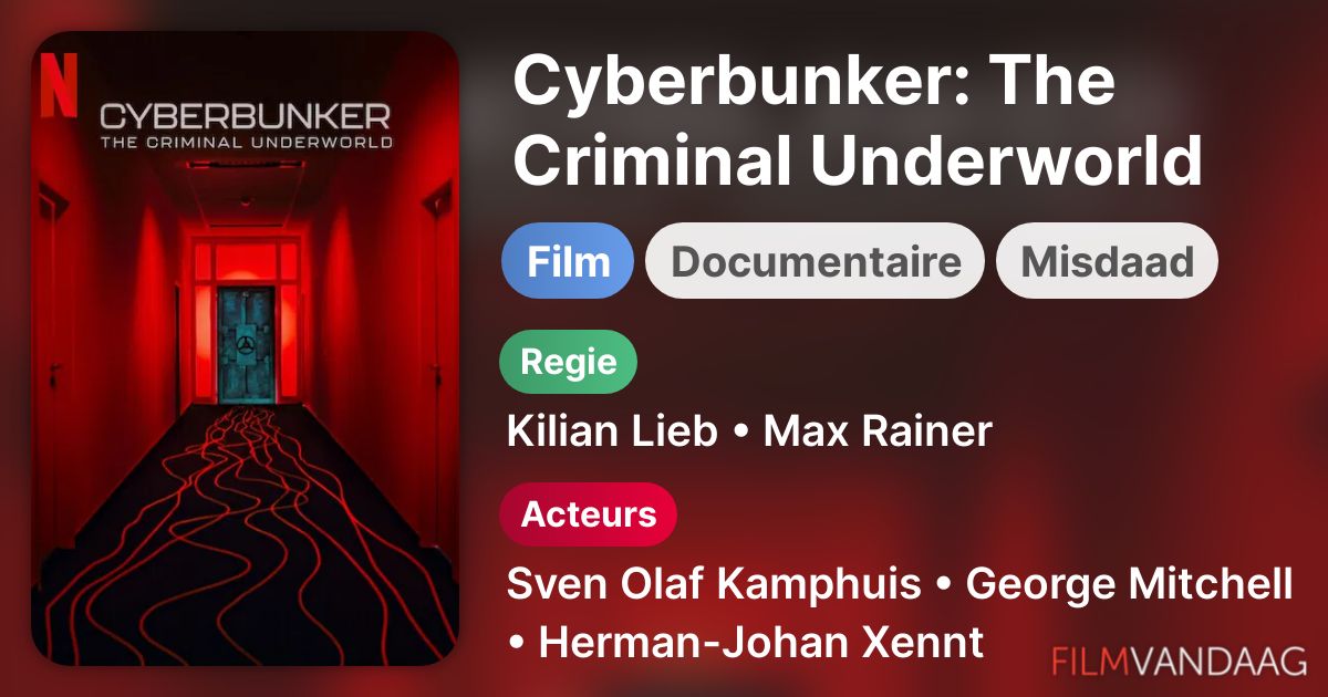 Cyberbunker: The Criminal Underworld (film, 2023) - FilmVandaag.nl