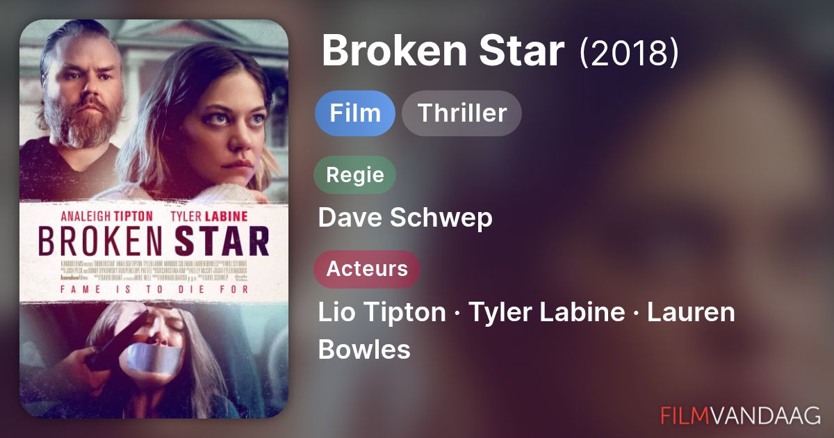 Broken Star (film, 2018) - FilmVandaag.nl
