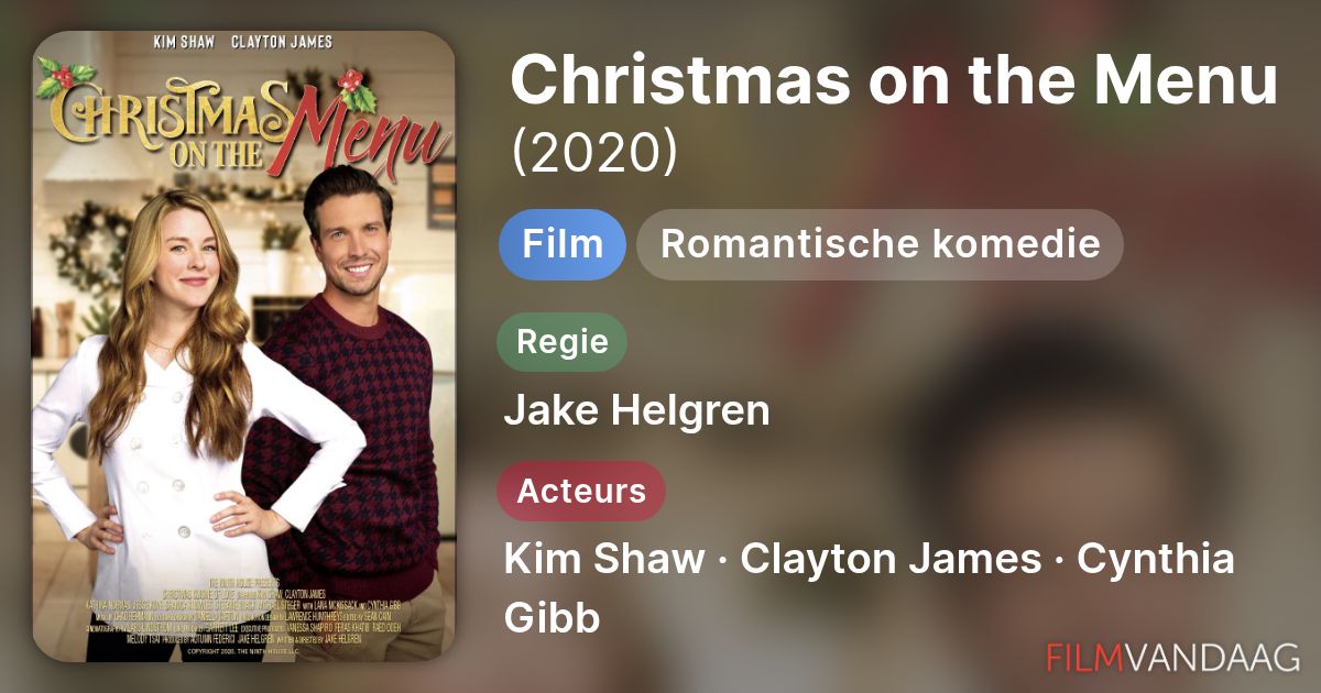 Christmas on the Menu (film, 2020) - FilmVandaag.nl