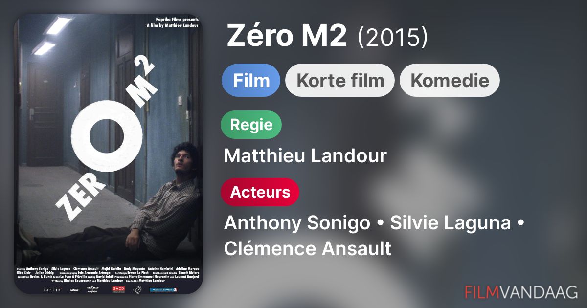 Zéro M2 (film, 2015) - FilmVandaag.nl