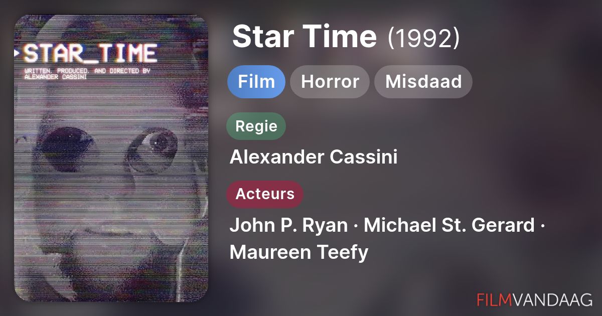 Star Time (film, 1992) - FilmVandaag.nl