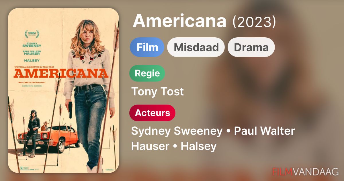 Americana (film, 2023) - FilmVandaag.nl