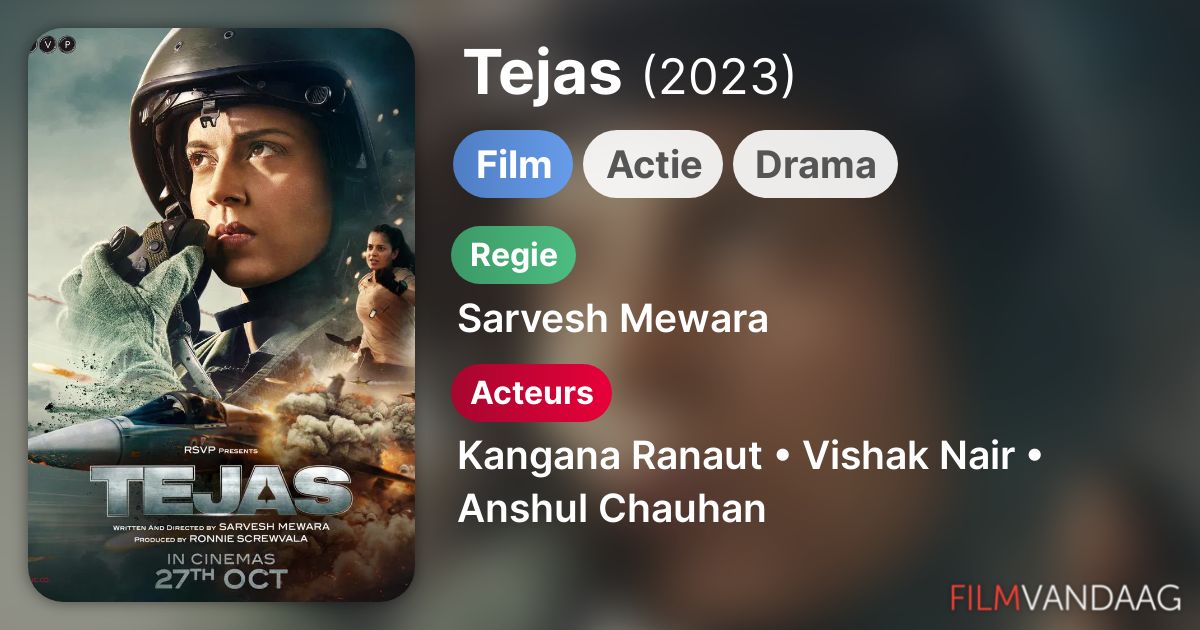 Tejas (film, 2023) - FilmVandaag.nl