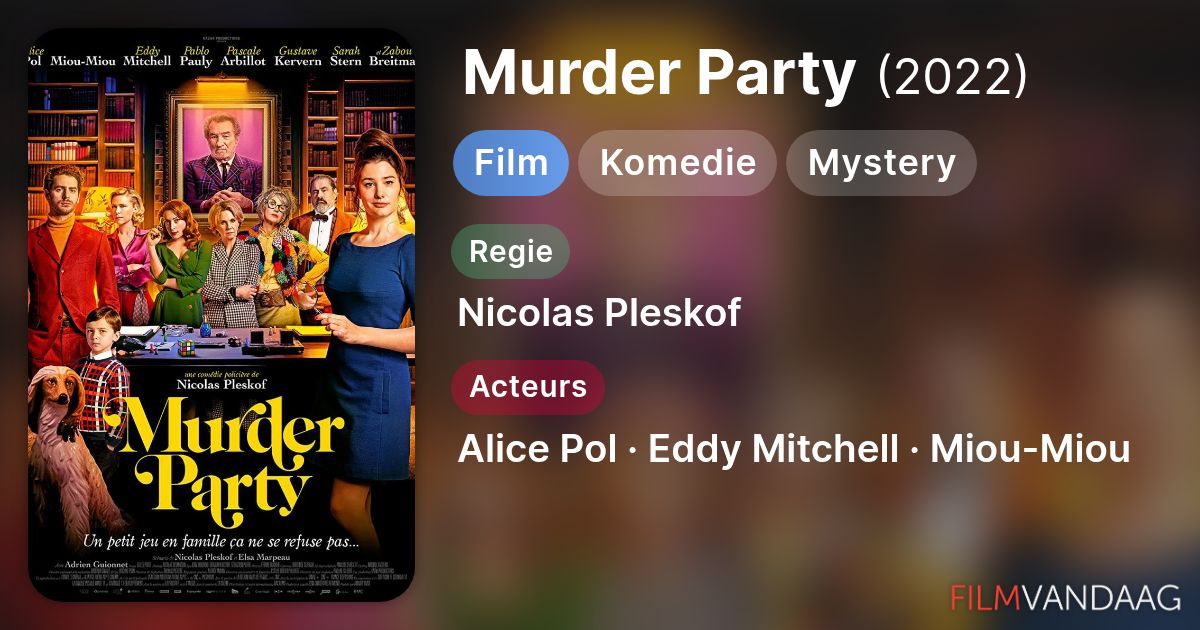 Murder Party (film, 2022) - FilmVandaag.nl