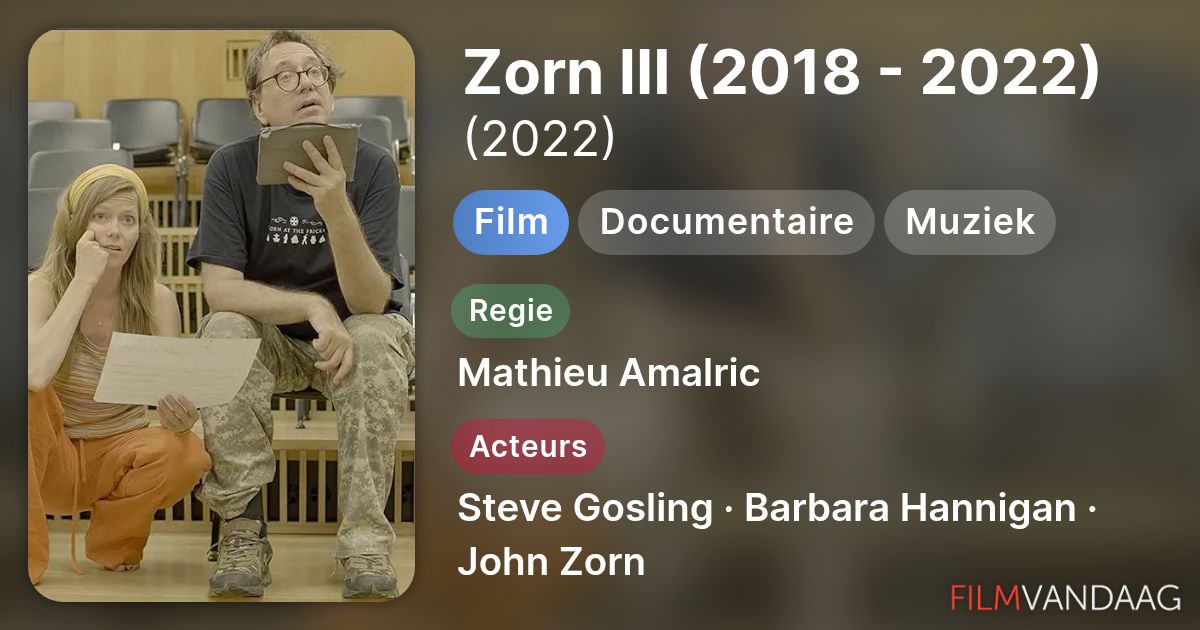 Zorn III (2018 - 2022) (film, 2022) - FilmVandaag.nl