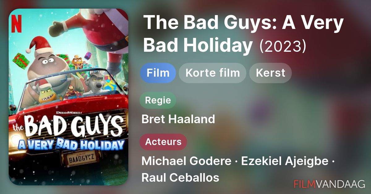 The Bad Guys: A Very Bad Holiday (film, 2023) - FilmVandaag.nl