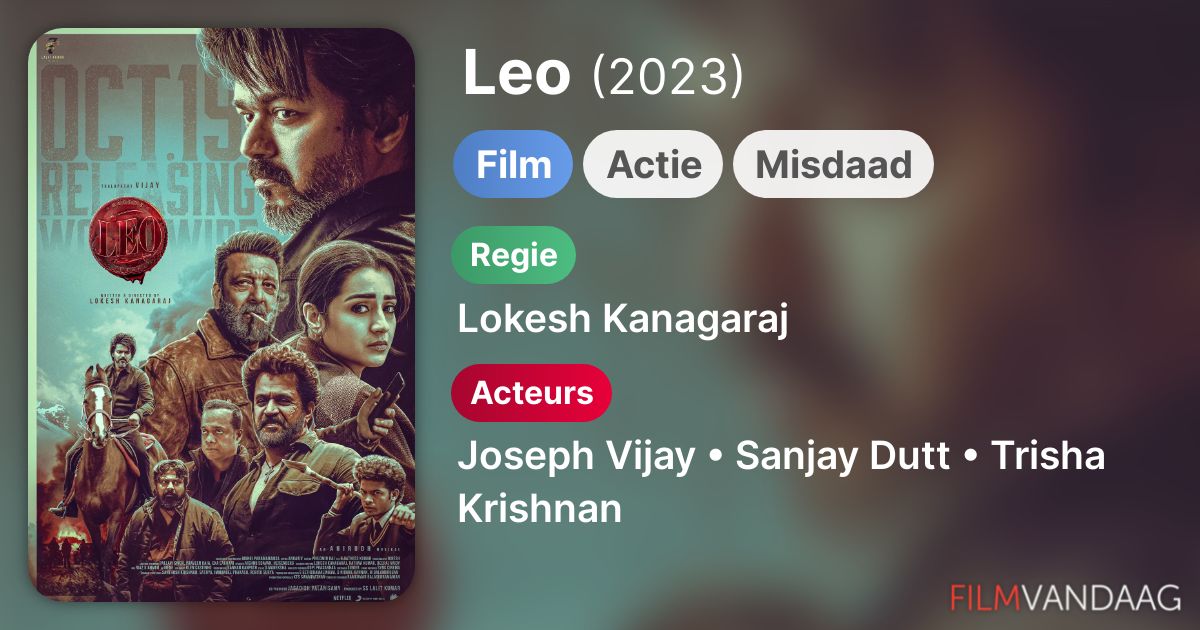 Leo (film, 2023) - FilmVandaag.nl