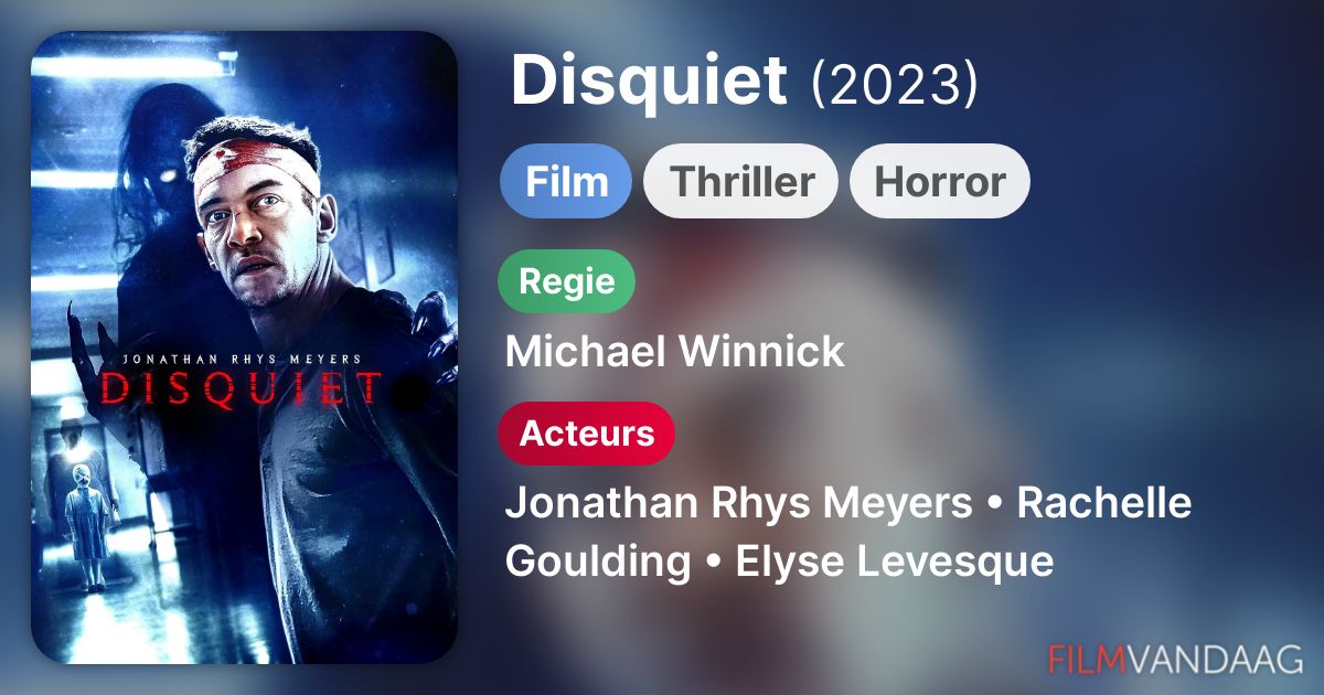 Disquiet (film, 2023) - FilmVandaag.nl