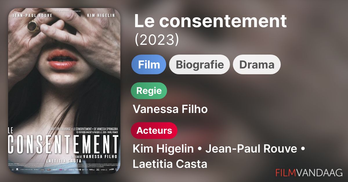 Le consentement (film, 2023) - FilmVandaag.nl