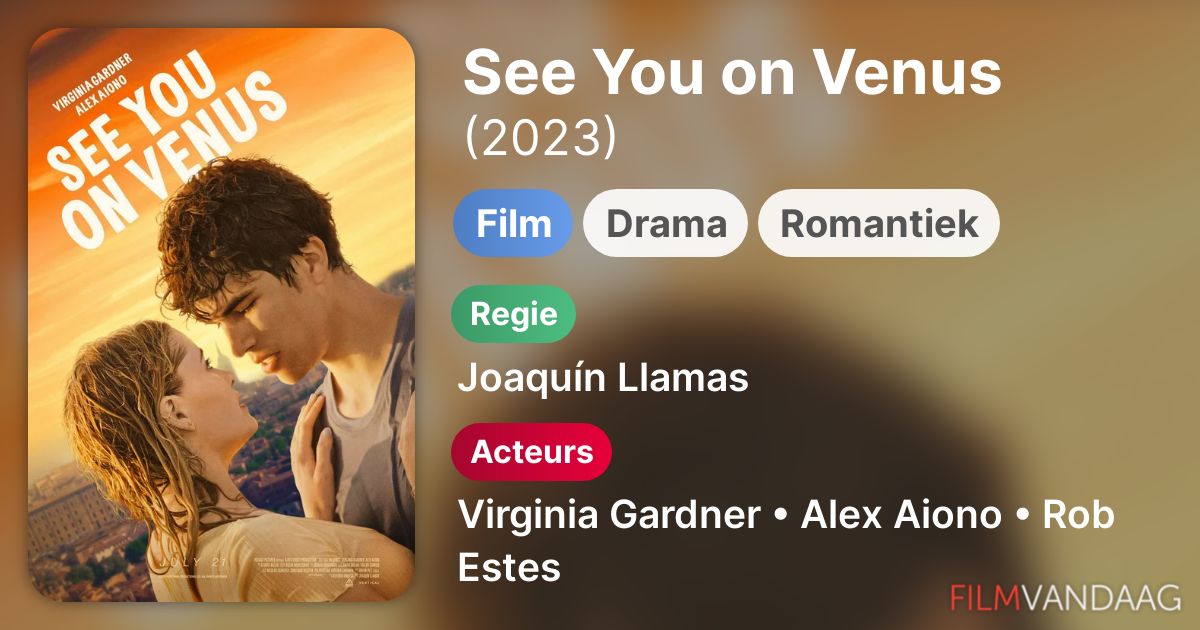See You on Venus (film, 2023) - FilmVandaag.nl