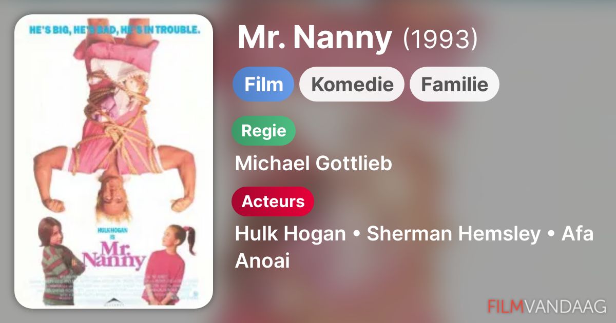 Mr. Nanny (film, 1993) - FilmVandaag.nl