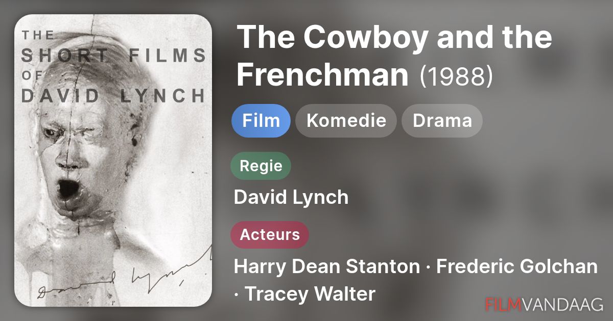 The Cowboy and the Frenchman (film, 1988) - FilmVandaag.nl