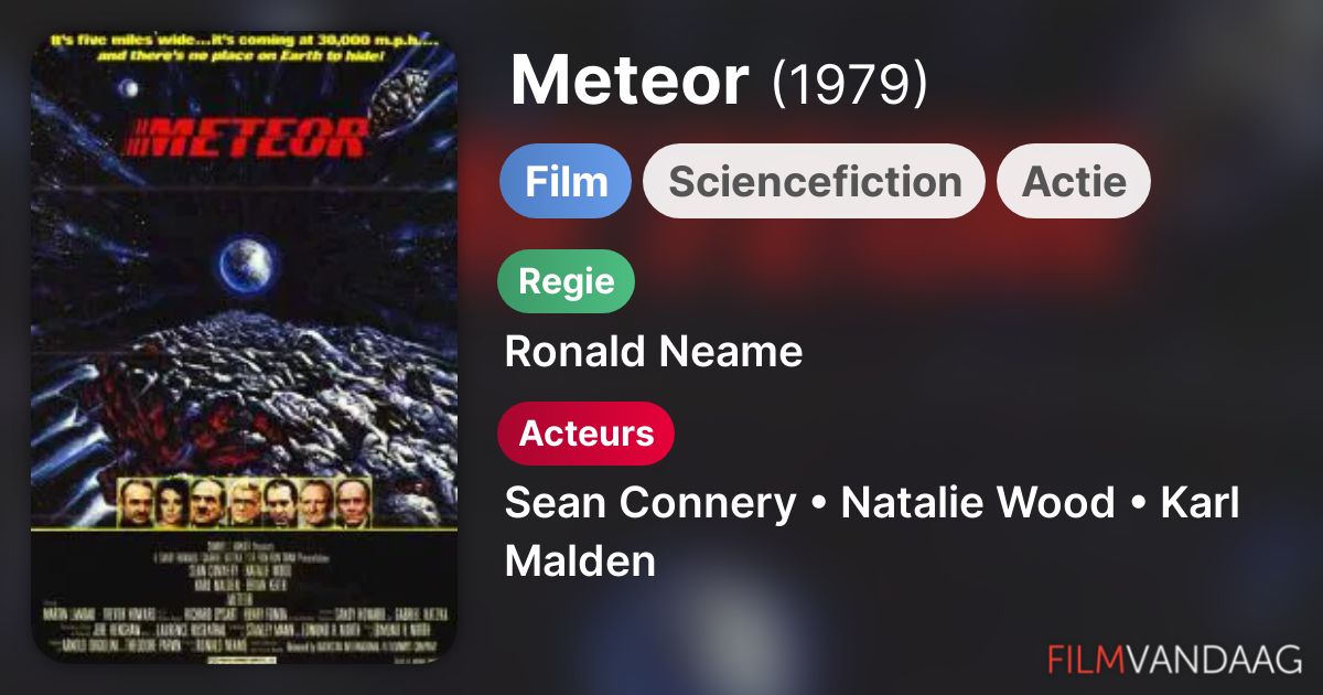 Meteor (film, 1979) - FilmVandaag.nl