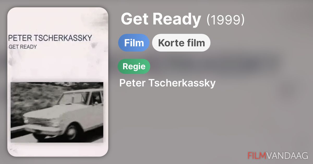 Get Ready (film, 1999) kopen op dvd of blu-ray - FilmVandaag.nl