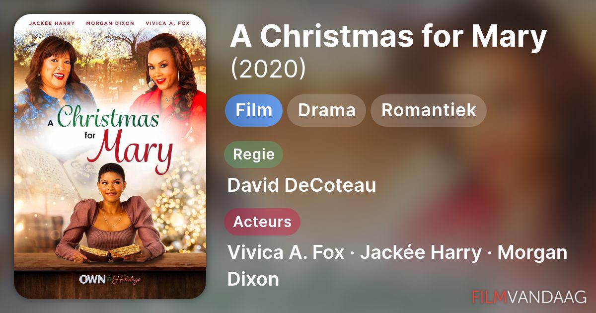 A Christmas for Mary (film, 2020) - FilmVandaag.nl