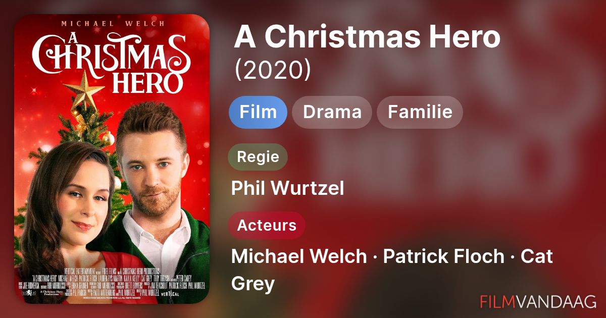 A Christmas Hero (film, 2020) kopen op dvd of blu-ray - FilmVandaag.nl