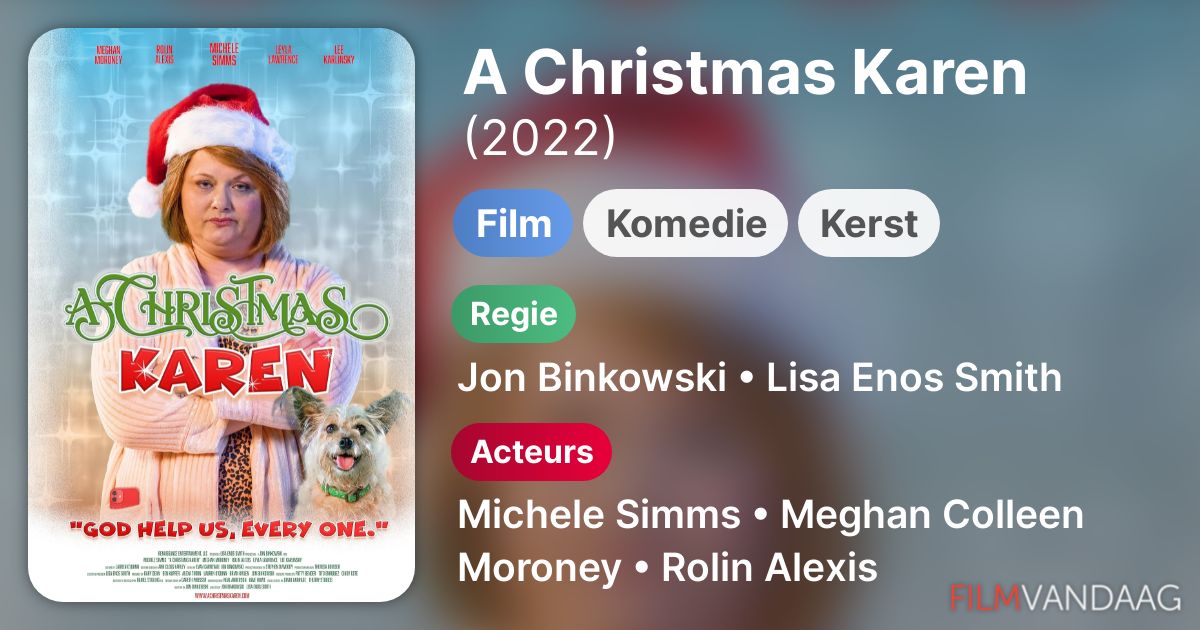 A Christmas Karen (film, 2022) kopen op dvd of blu-ray - FilmVandaag.nl