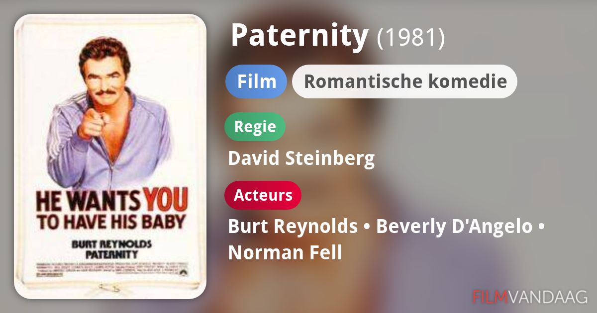 Paternity (film, 1981) - FilmVandaag.nl