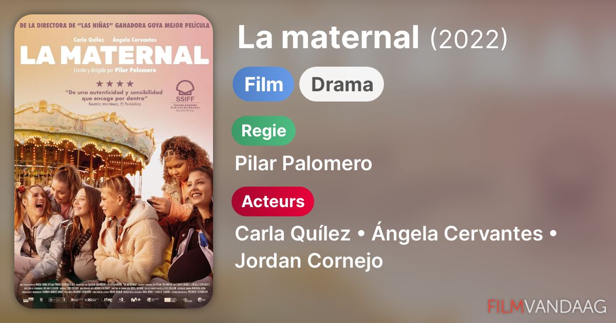 La maternal (film, 2022) - FilmVandaag.nl