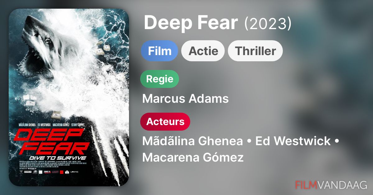 Deep Fear (film, 2023) - FilmVandaag.nl