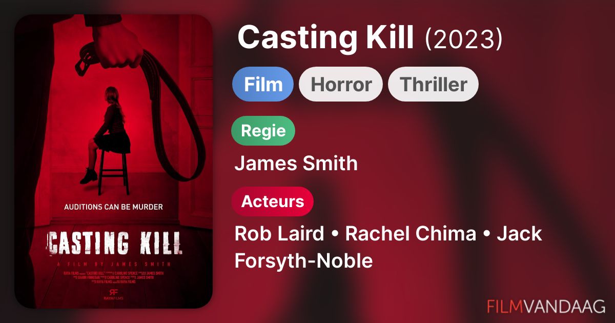 Casting Kill (film, 2023) - FilmVandaag.nl