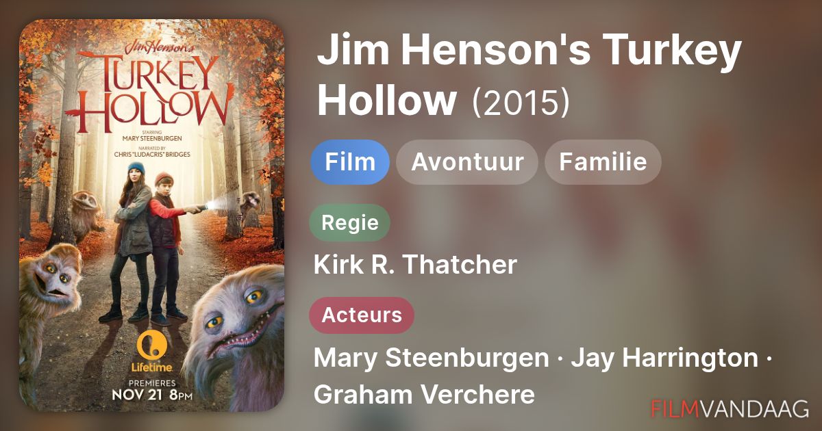 Jim Henson's Turkey Hollow (film, 2015) - FilmVandaag.nl
