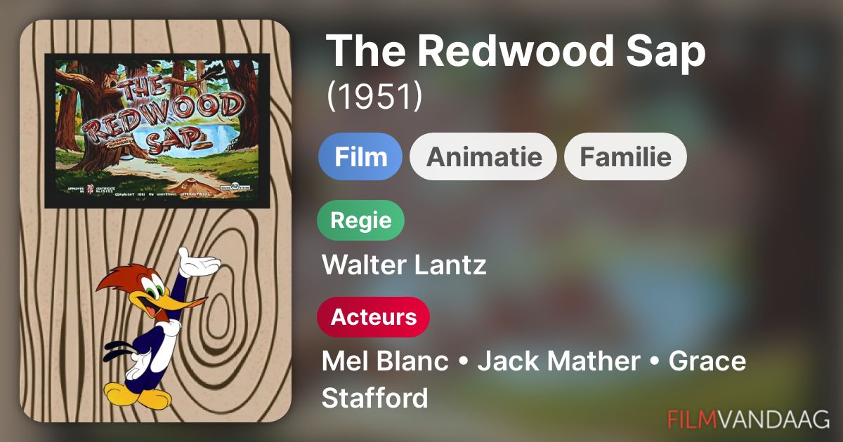 The Redwood Sap (film, 1951) - FilmVandaag.nl
