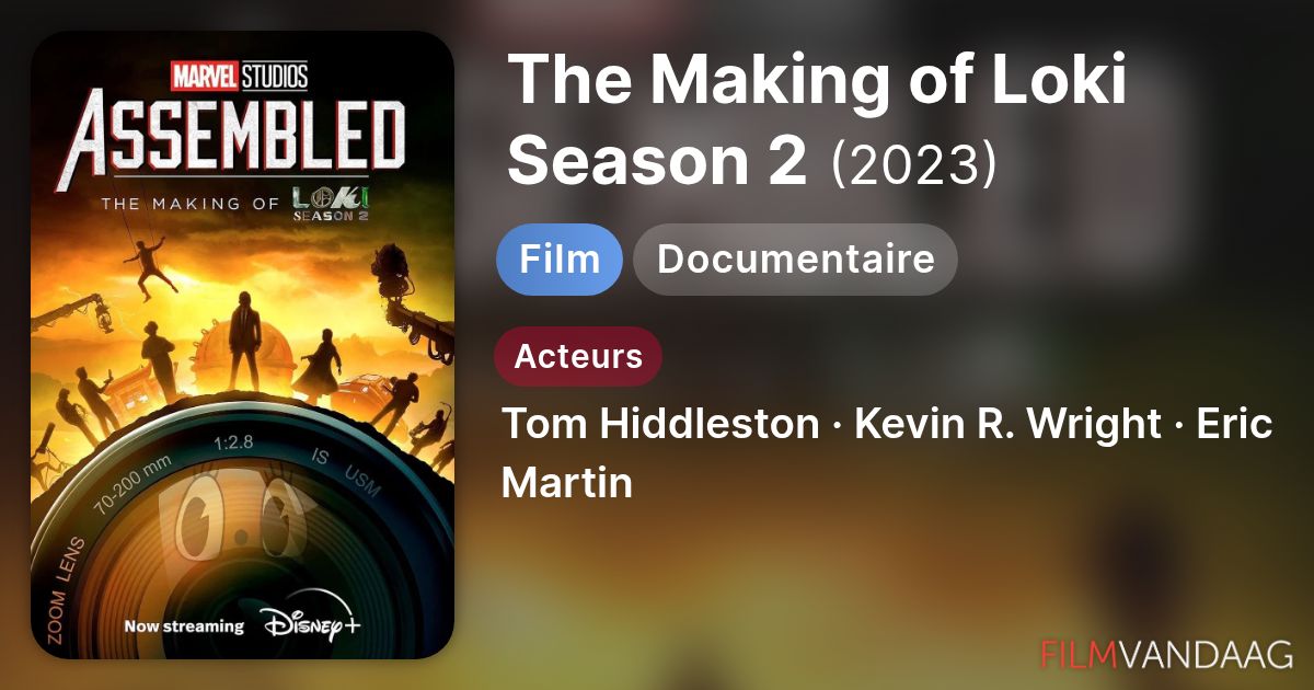 The Making of Loki Season 2 (film, 2023) kopen op dvd of blu-ray ...
