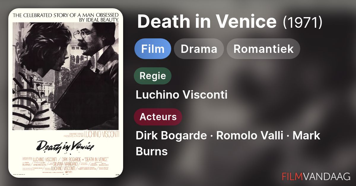 Death in Venice (film, 1971) - FilmVandaag.nl