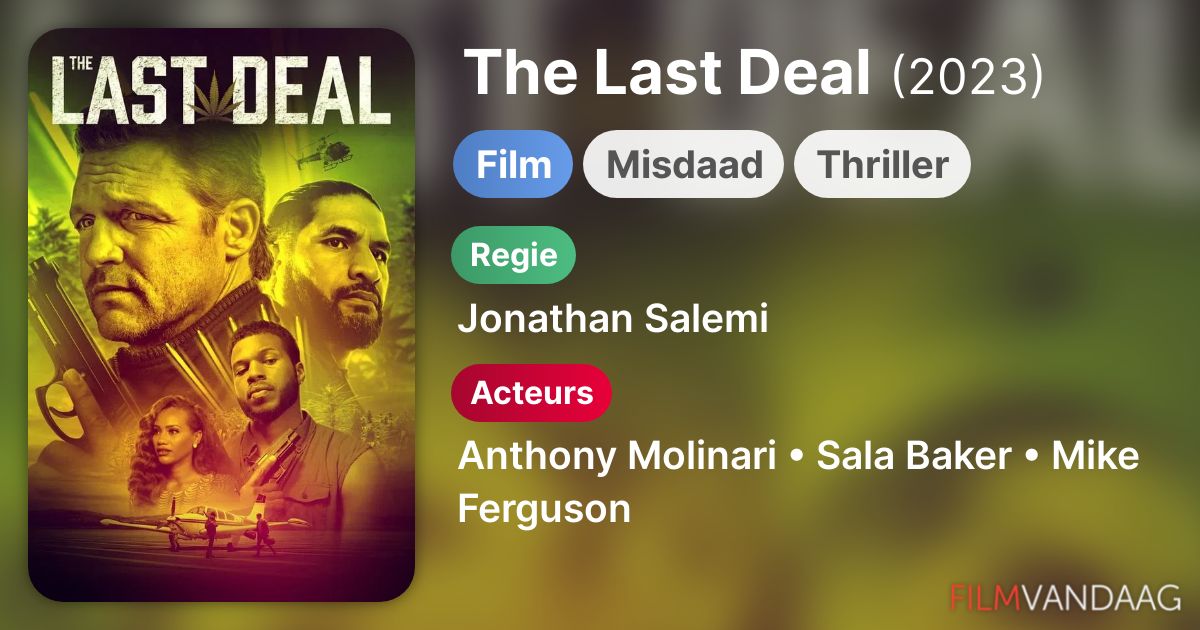 The Last Deal (film, 2023) - FilmVandaag.nl